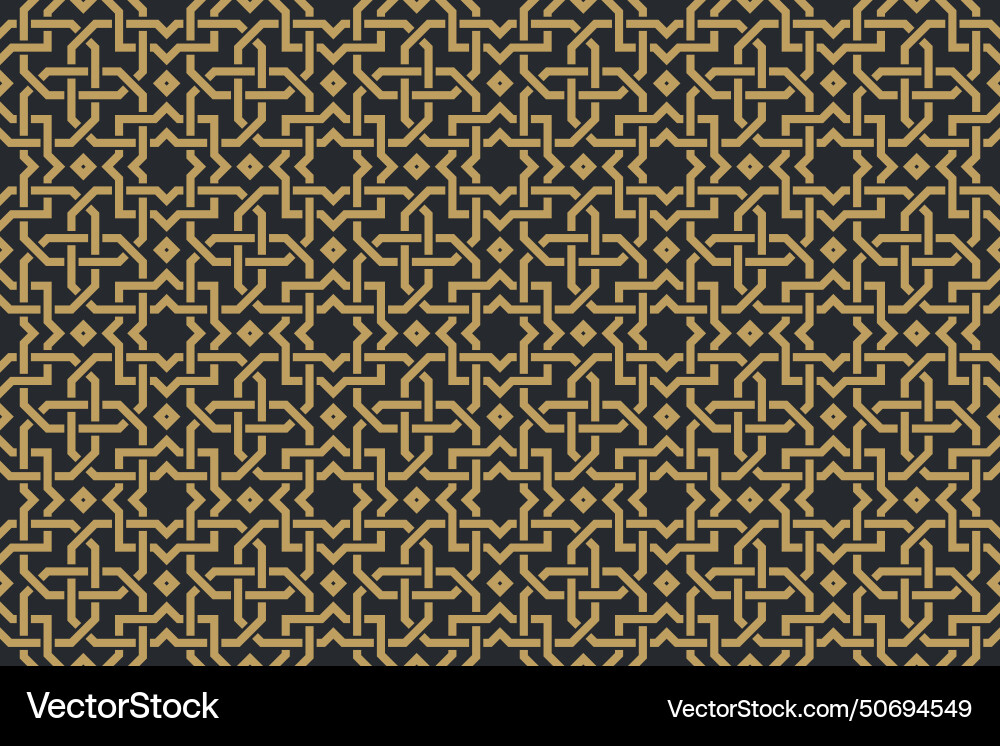 Seamless geometric pattern in authentic arabian Vector Image