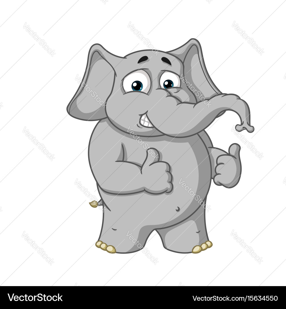 Cartoon characters shows likes Royalty Free Vector Image