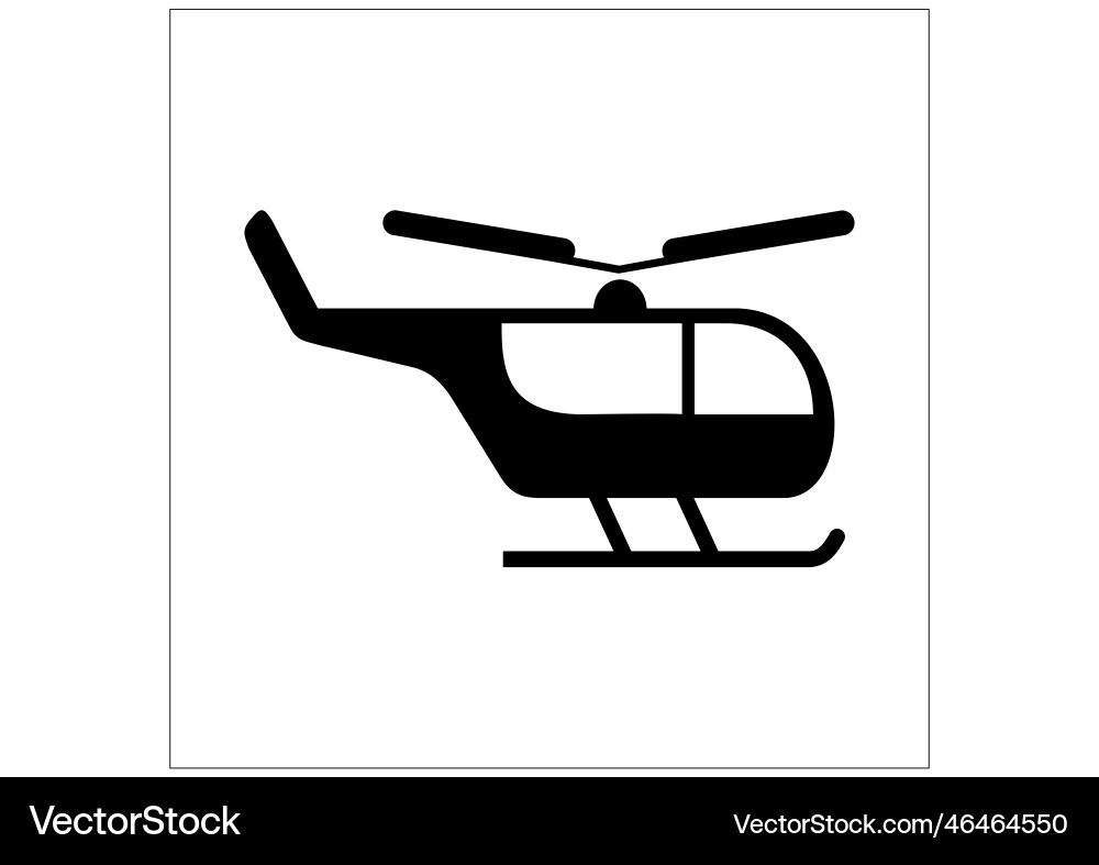 Helicopter Royalty Free Vector Image - VectorStock