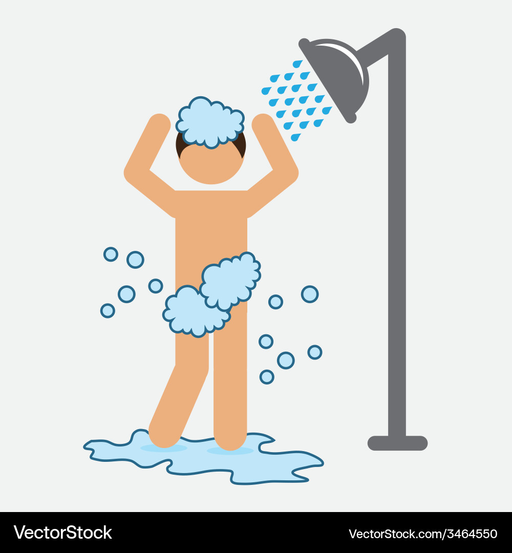 Shower design Royalty Free Vector Image - VectorStock
