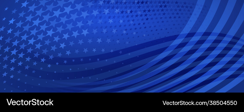 Usa independence day abstract background Vector Image