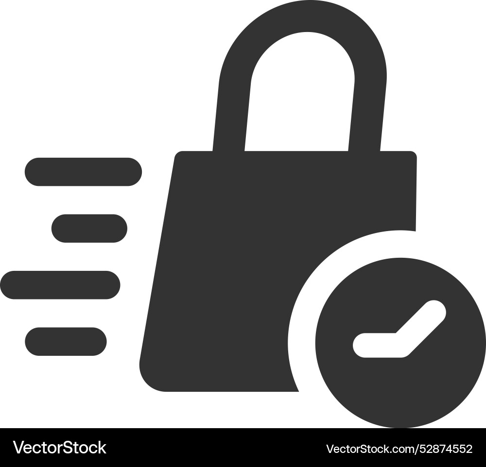 Delivery on time icon Royalty Free Vector Image