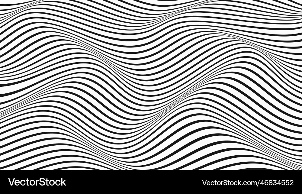 Optical Wave Distortion Royalty Free Vector Image