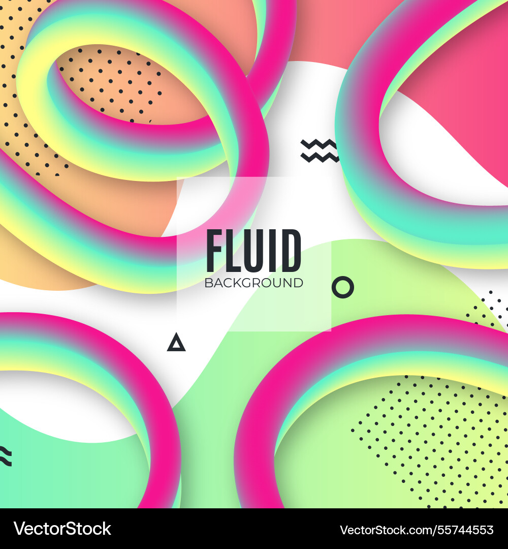 Fluid background Royalty Free Vector Image - VectorStock
