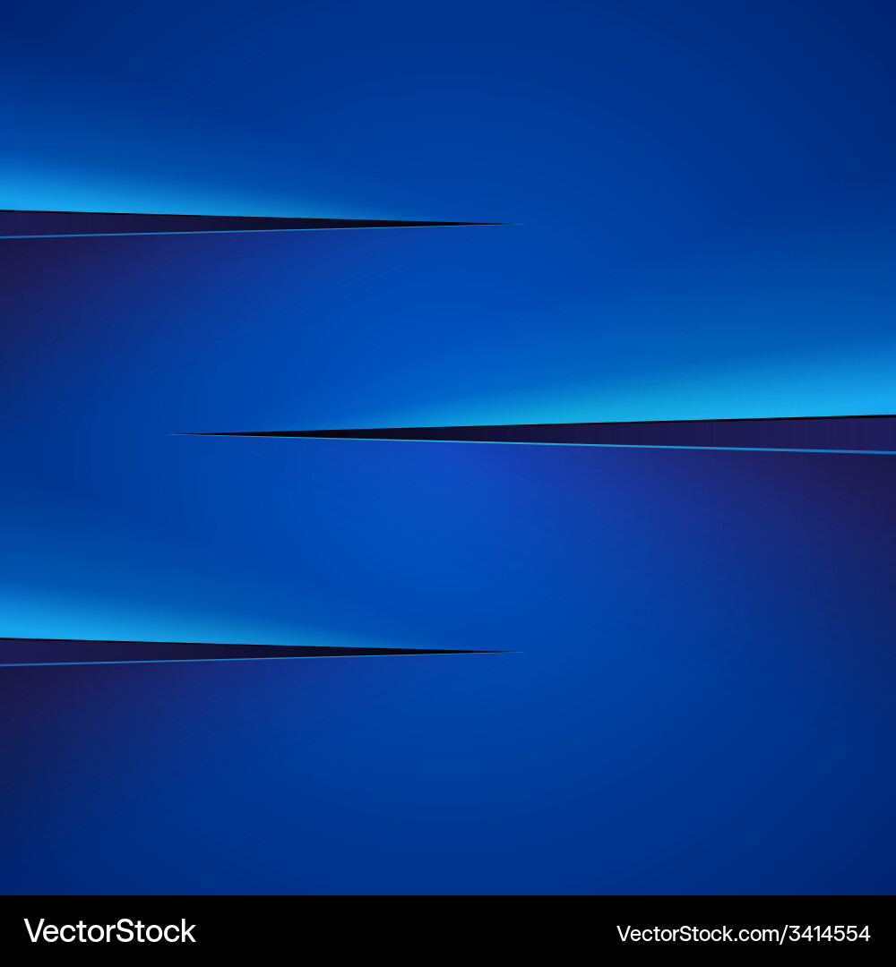 Blue paper cut background Royalty Free Vector Image