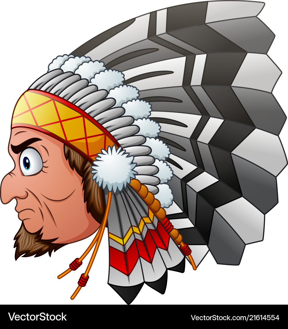 Cartoon Indian Chief Drawings
