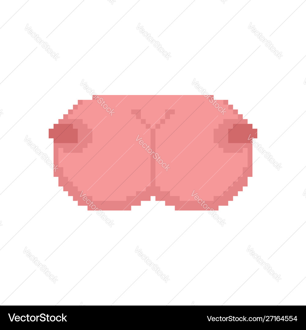 Pixel Kunst weiblich Torso Lizenzfreies Vektorbild