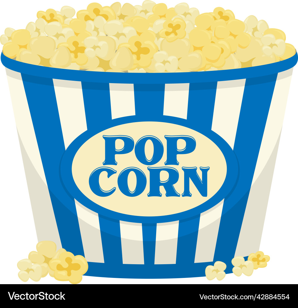 Popcorn Box Vector