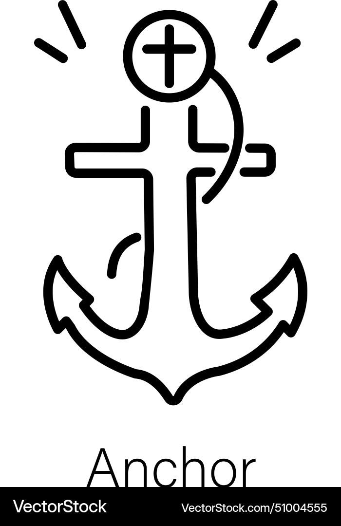 Anchor Royalty Free Vector Image - VectorStock
