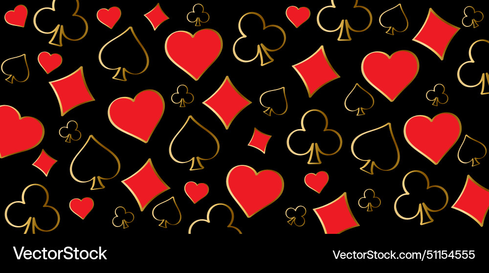 Cartoon ace king queen jack cards game Royalty Free Vector