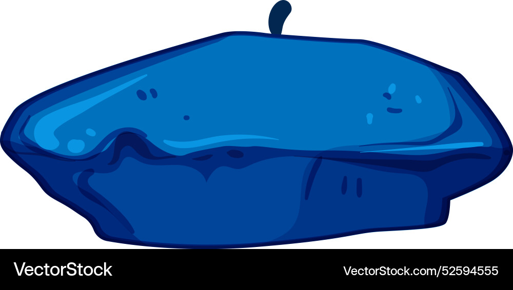 Man beret cartoon Royalty Free Vector Image - VectorStock