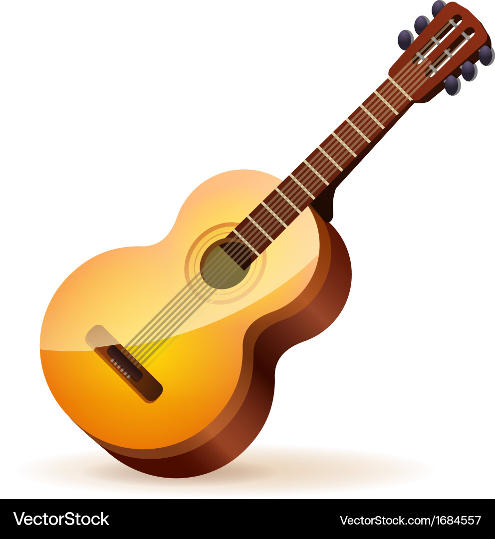 Guitar Royalty Free Vector Image - VectorStock