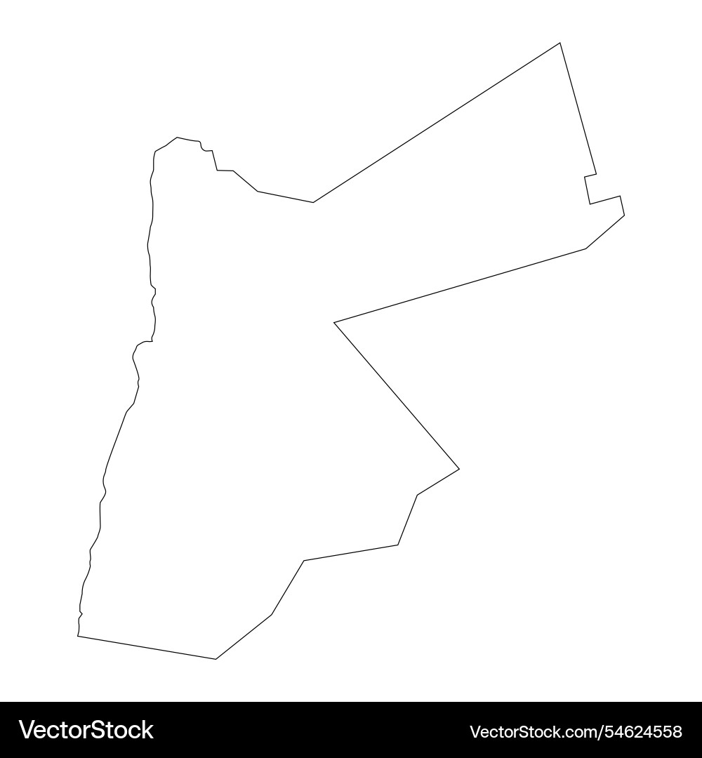 Jordan map icon Royalty Free Vector Image - VectorStock