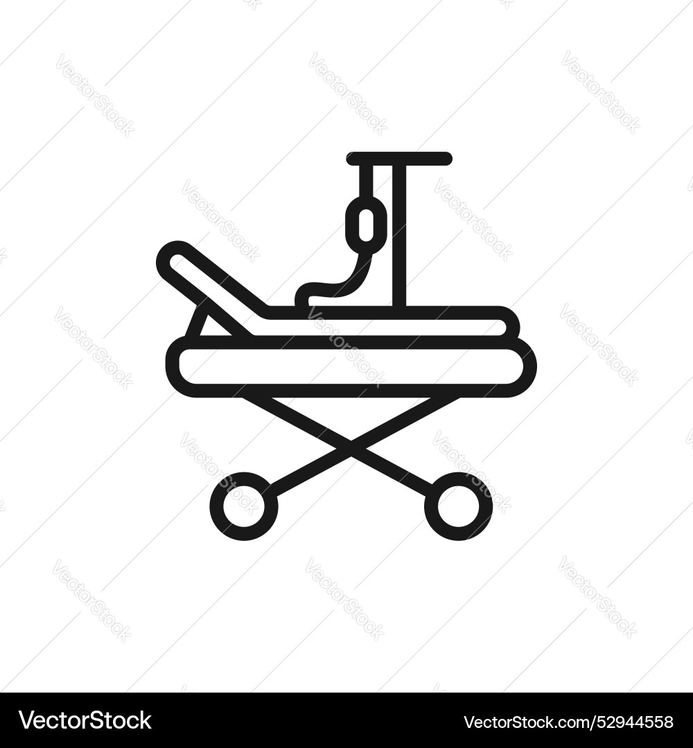 Stretcher icon Royalty Free Vector Image - VectorStock