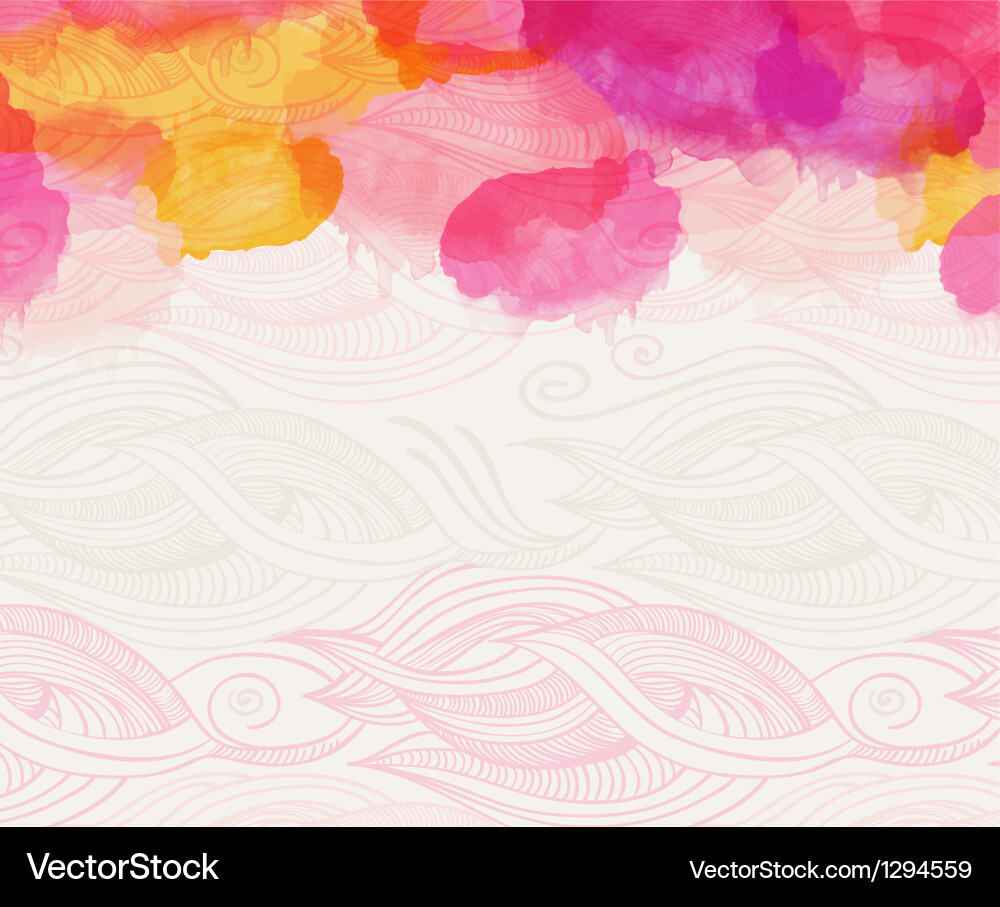 Abstract Watercolor Splash Background Royalty Free Vector