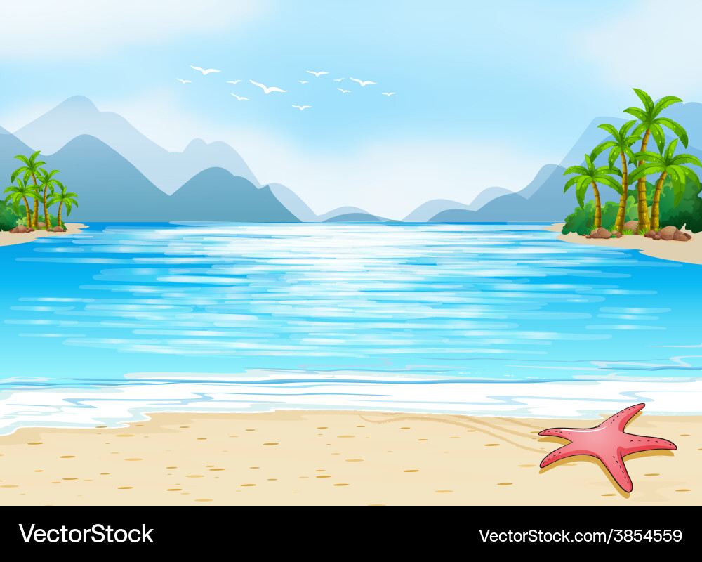 Beach Royalty Free Vector Image - VectorStock