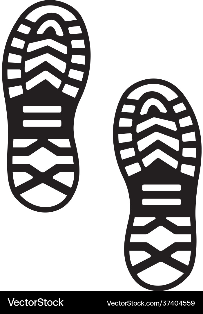 Footprint Royalty Free Vector Image - VectorStock