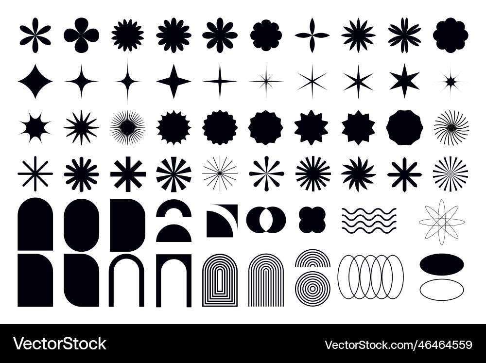 Geometric Shapes & Forms Royalty Free Vector Image