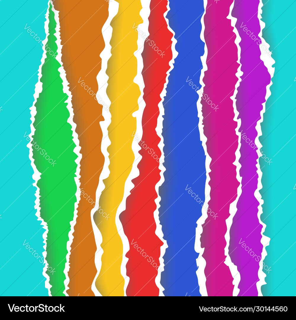 Picture paper torned Royalty Free Vector Image