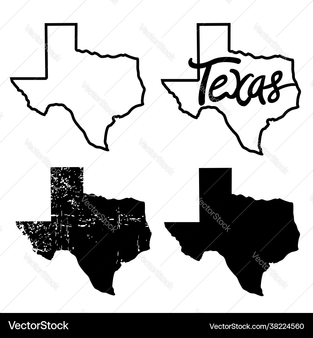 Large Texas Outline