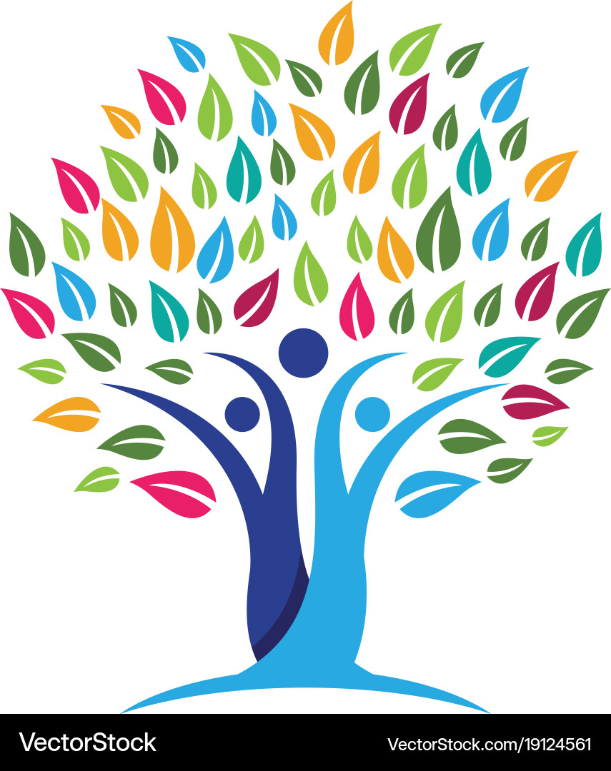 Family tree symbol icon design Royalty Free Vector Image