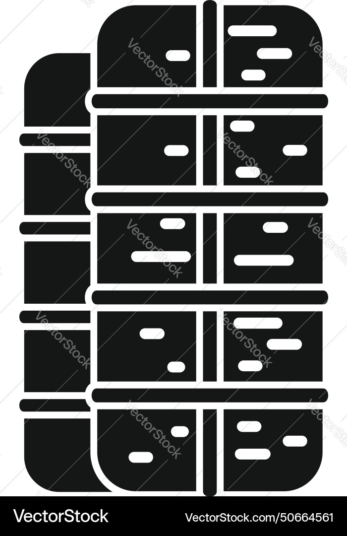 Food hay stack icon simple harvesting Royalty Free Vector