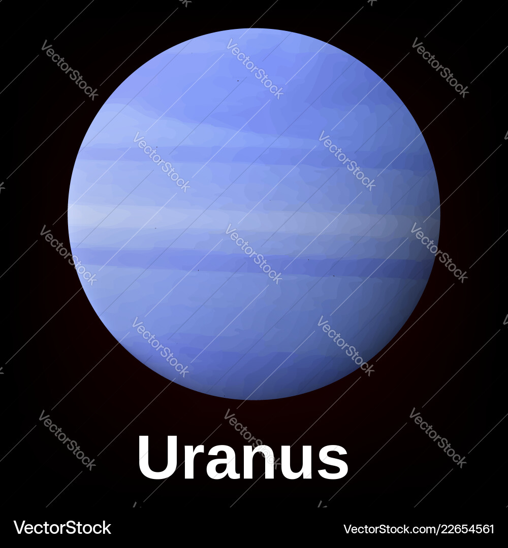 Uranus planet icon realistic style Royalty Free Vector Image Uranus planet icon realistic style Royalty Free Vector Image
