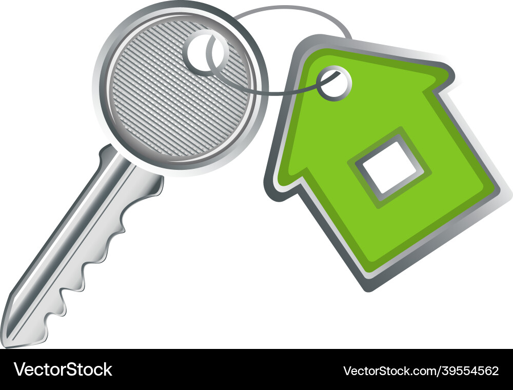 Housewarming and key to your house Royalty Free Vector Image