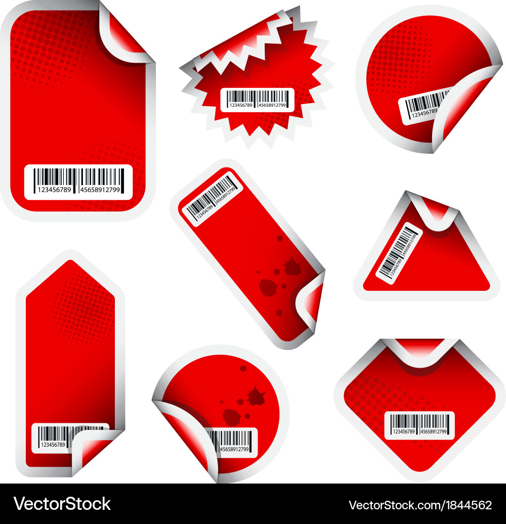 Bar Code Shapes Vector Images (over 1,000)