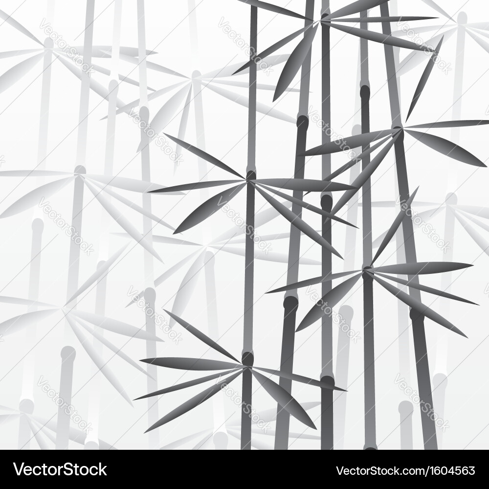 Bamboo forest Royalty Free Vector Image - VectorStock