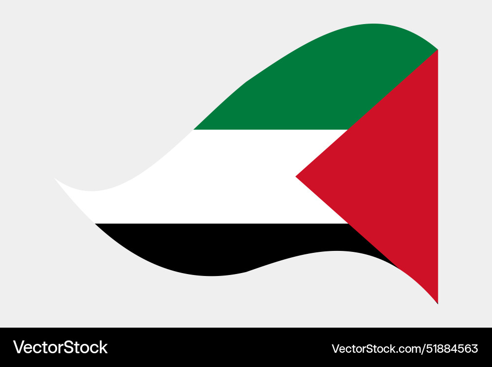 Flag of palestine Royalty Free Vector Image - VectorStock