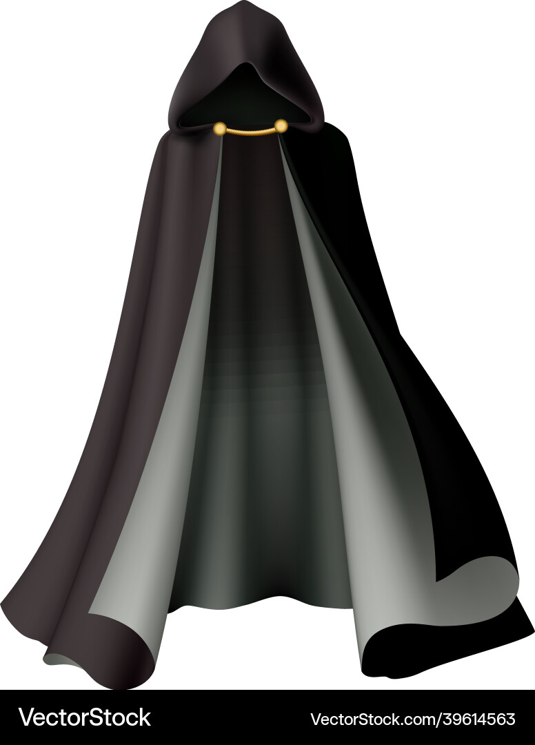 Realistic cloak Royalty Free Vector Image - VectorStock