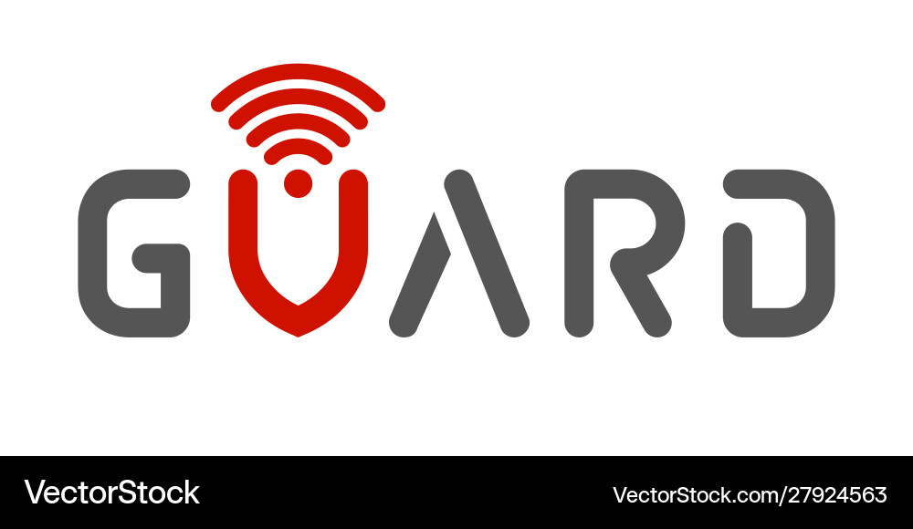 Security Guard Concept Royalty Free Vector Image