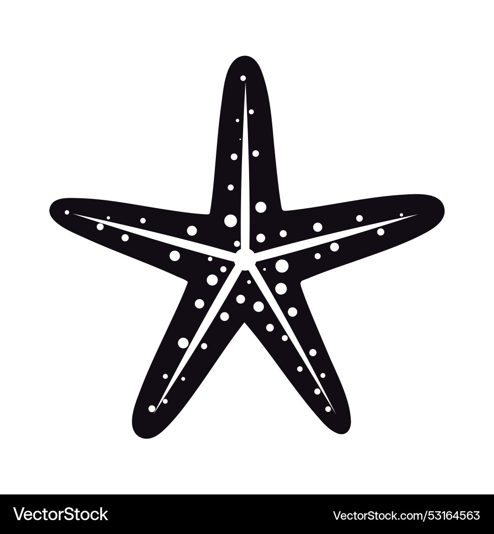 Starfish icon Royalty Free Vector Image - VectorStock