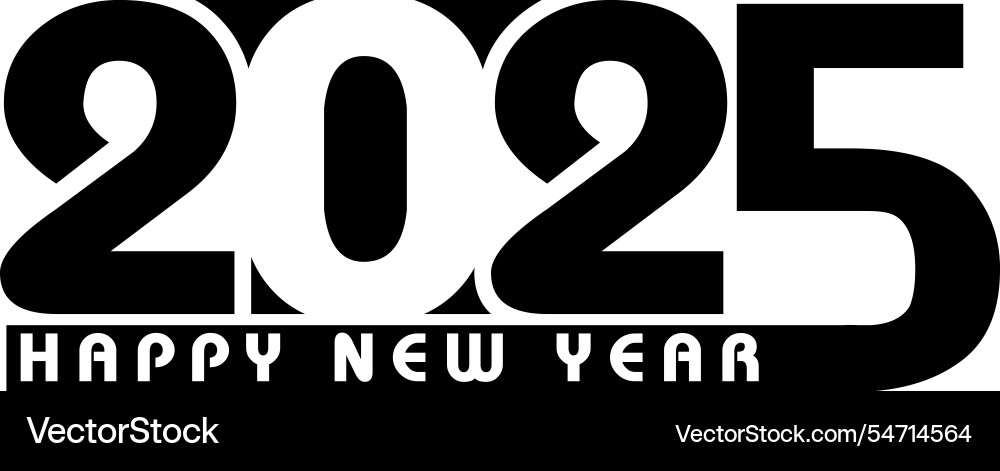 2025 letzteres logo happy new year template design