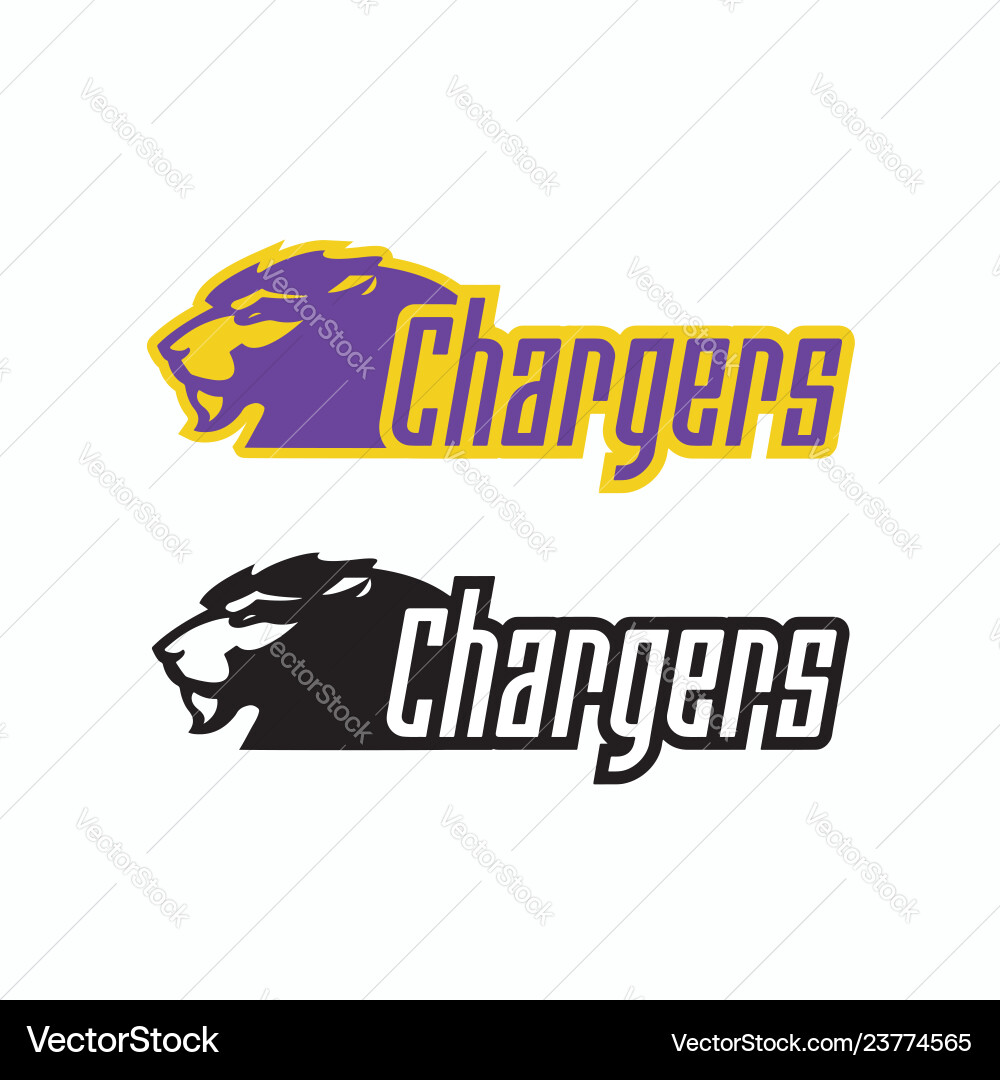 Chargers-logo-set Royalty Free Vector Image - VectorStock