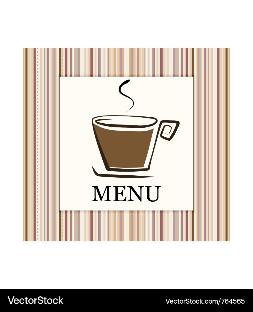 Menu card Royalty Free Vector Image - VectorStock