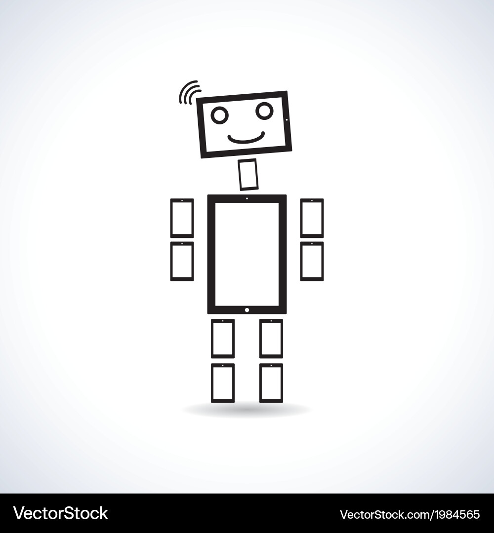 Robot Royalty Free Vector Image - VectorStock