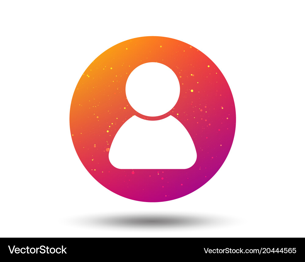 User icon human person sign Royalty Free Vector Image