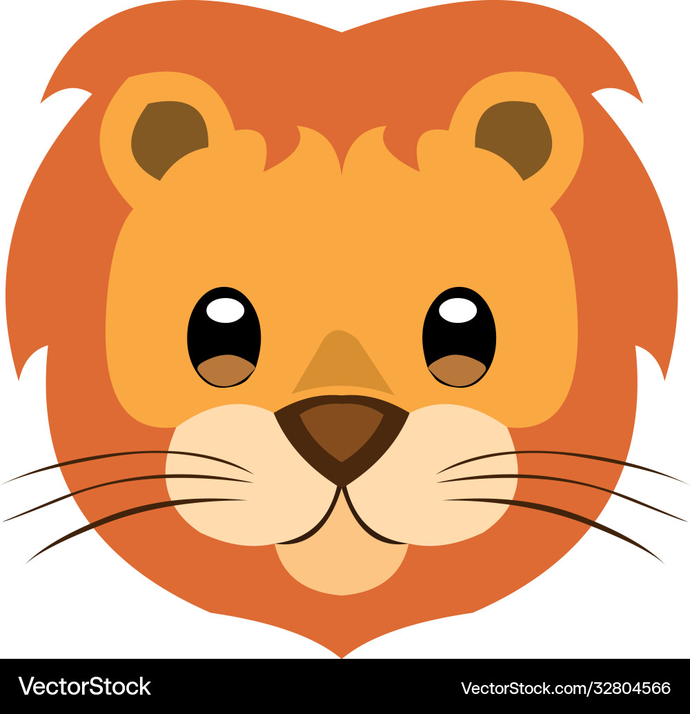 Cartoon Lion Face How To Draw A Lion Face Step By Step Easy