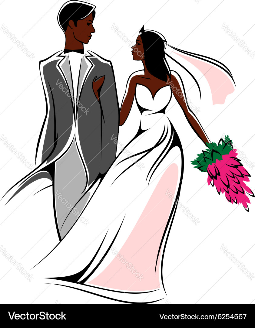 African Wedding Vector Images (over 2,400)