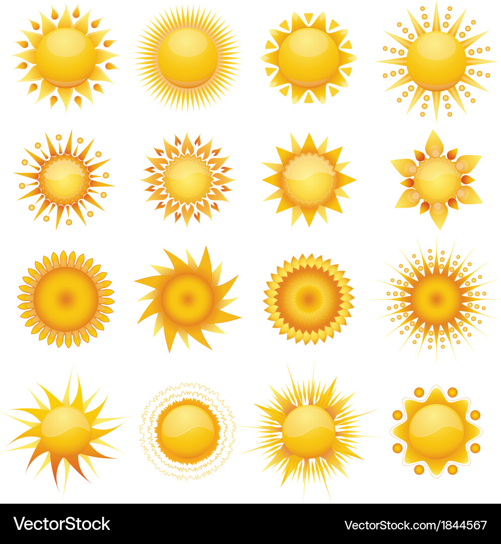 Sun Royalty Free Vector Image - VectorStock
