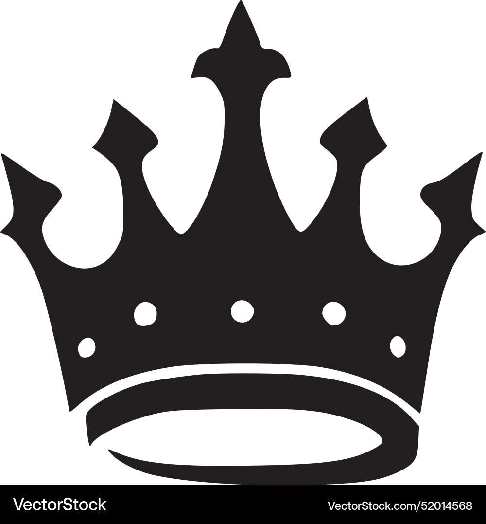 Crown - high quality logo ideal for t-shirt Vector Image
