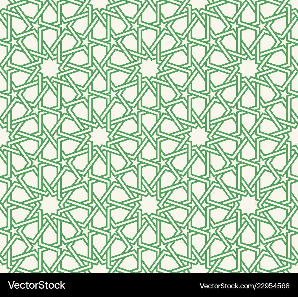 Moroccan Geometric Tile Pattern Royalty Free Vector Image