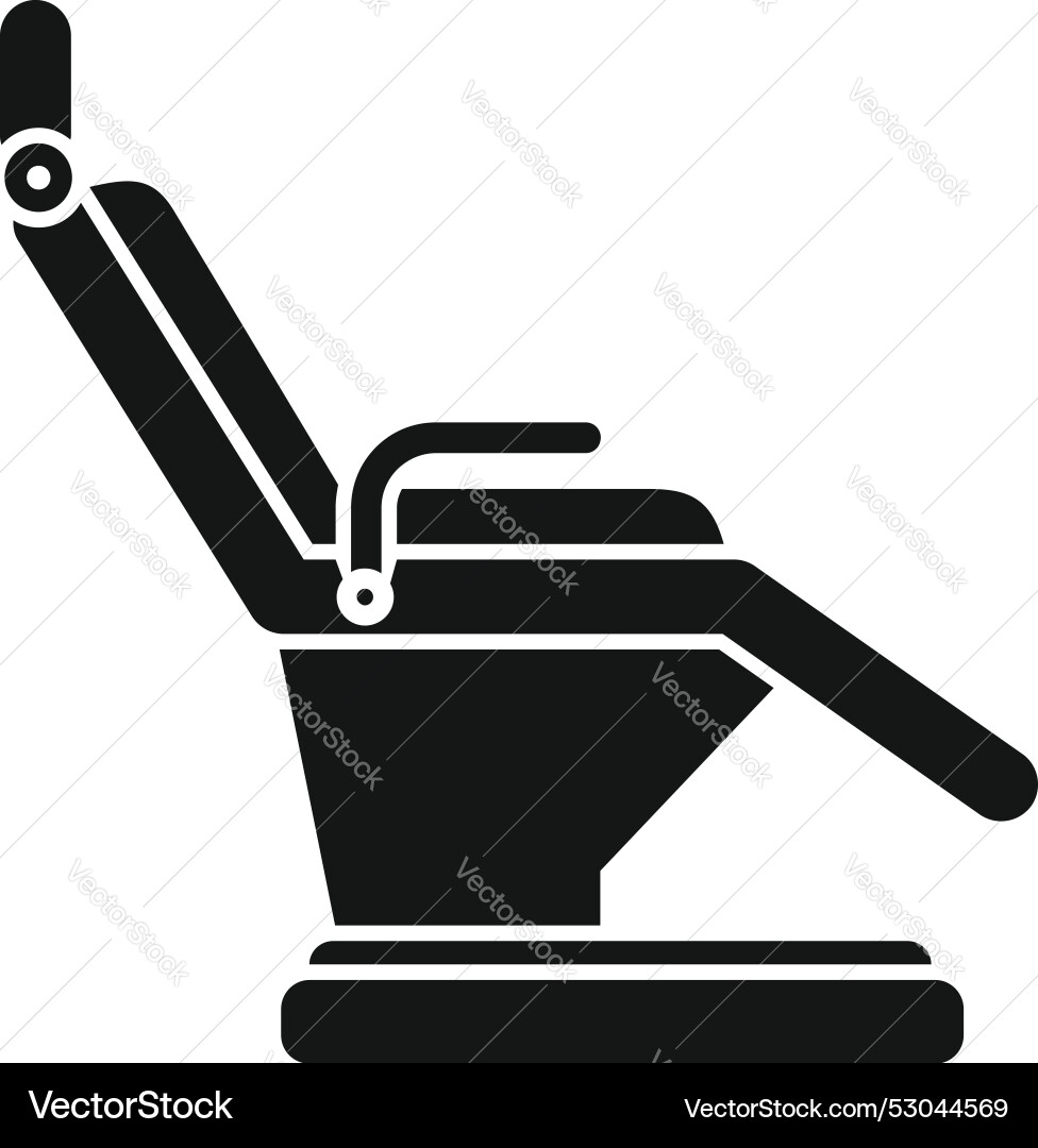 Adjustable medical chair icon examination Vector Image