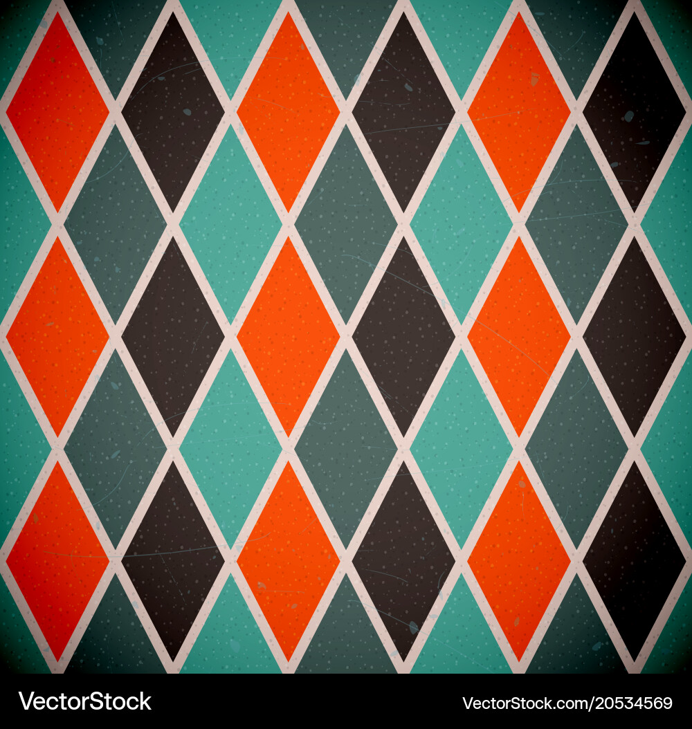 Diamonds pattern Royalty Free Vector Image - VectorStock