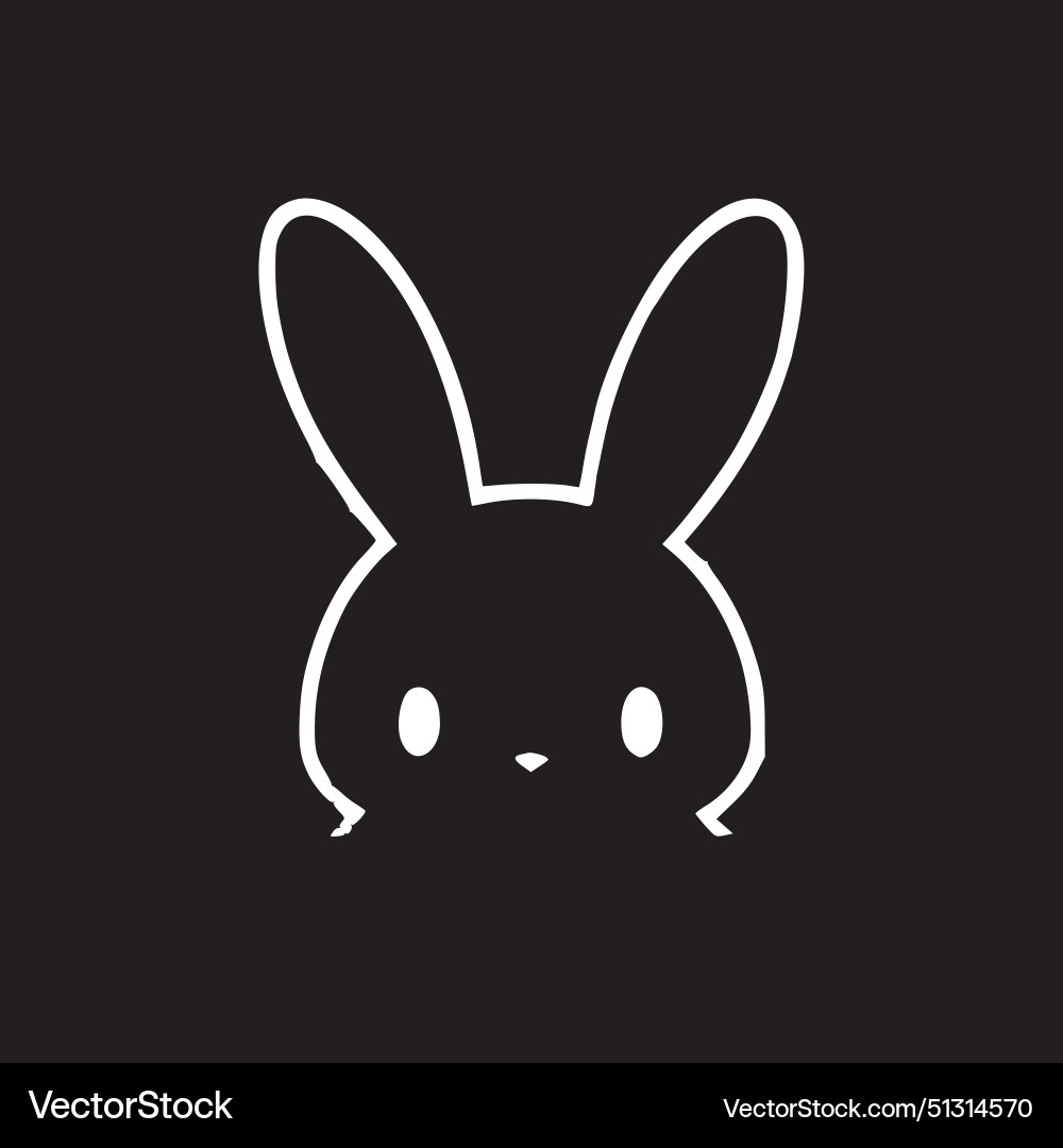Bunny ears - high quality logo - ideal for Vector Image
