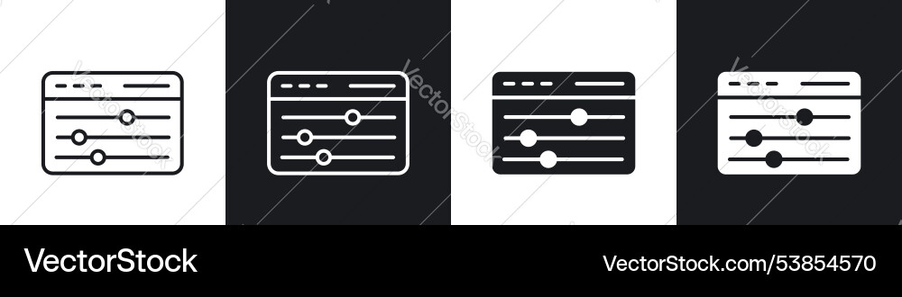 Control panel icon Royalty Free Vector Image - VectorStock