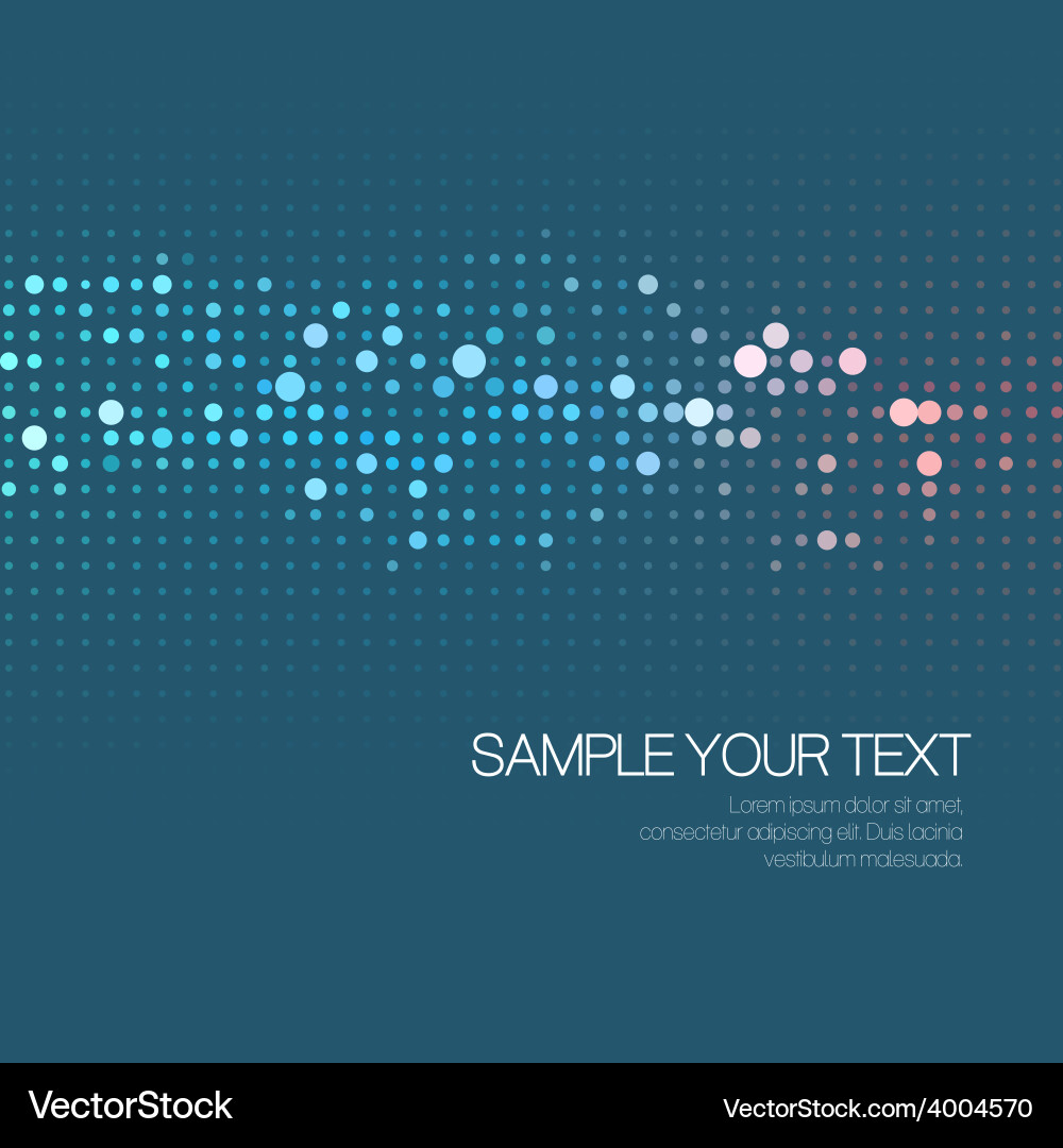 Geometric Dot Pattern Background Royalty Free Vector Image