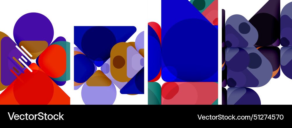 Geometric elements abstract backgrounds Royalty Free Vector